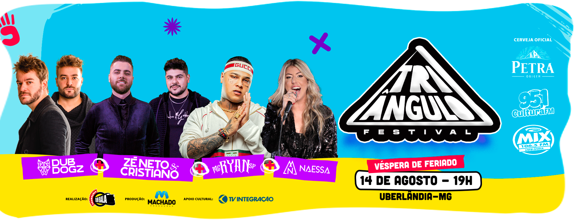 Triângulo Festival em Uberlândia Com Zé Neto e Cristiano, Dub Dogz, MC ...